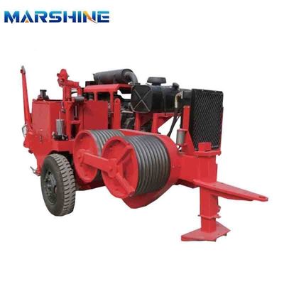 Bottom Groove Power Overhead Line Stringing Equipment Tensioner Diesel ...
