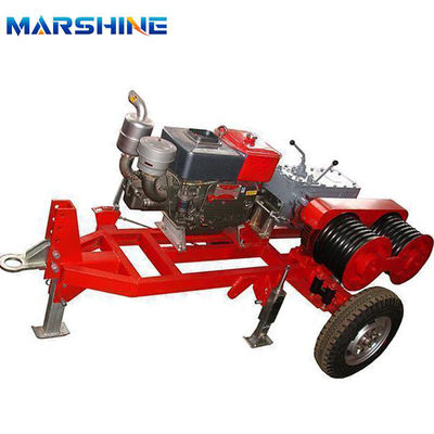 5 Ton Dual Bull Wheel Diesel Winch for Line Pulling and Tension