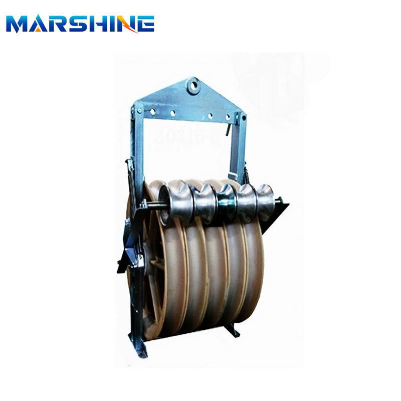 Grounding Roller Galvanized Nylon Sheave Aerial Cable Pulley Block With ...