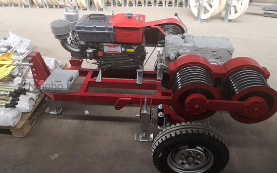 Heavy Duty Electric Wire Rope Dual-Bullwheel Capstan Winch For Cable ...